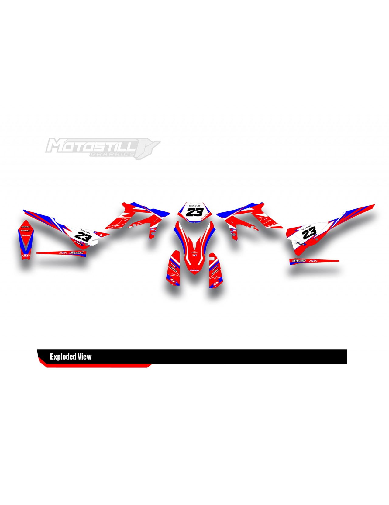 BETA XTRAINER GRAPHIC KIT | BETA XTRAINER STICKER SET | BETA XTRAINER ...