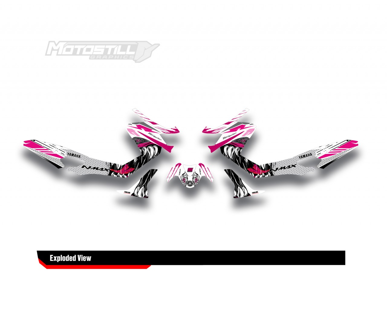 Yamaha nmax graphic sticker kit | Yamaha nmax decal kit | Yamaha nmax ...