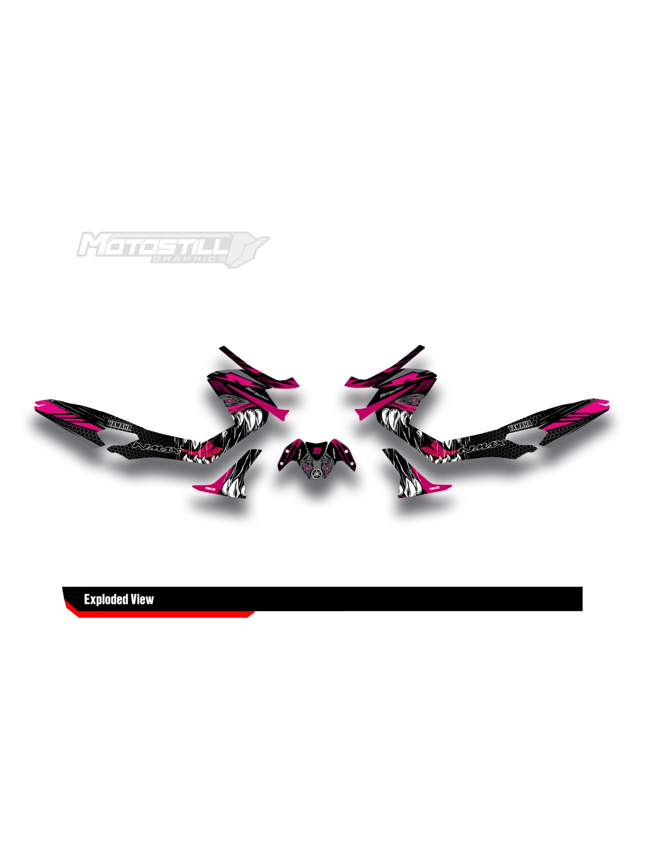 Yamaha nmax graphic sticker kit | Yamaha nmax decal kit | Yamaha nmax ...