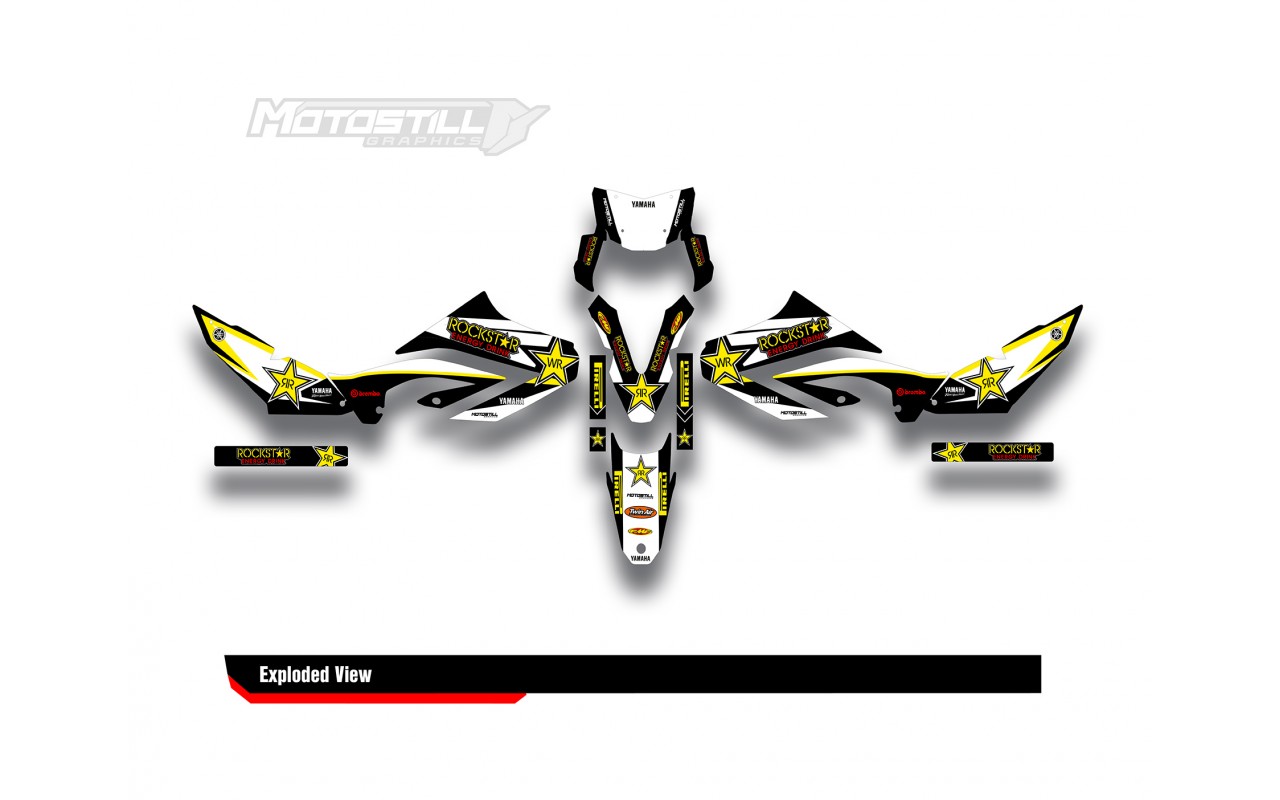 yamaha wr125 r-x graphic kit , yamaha wr125 r-x sticker kit , yamaha ...