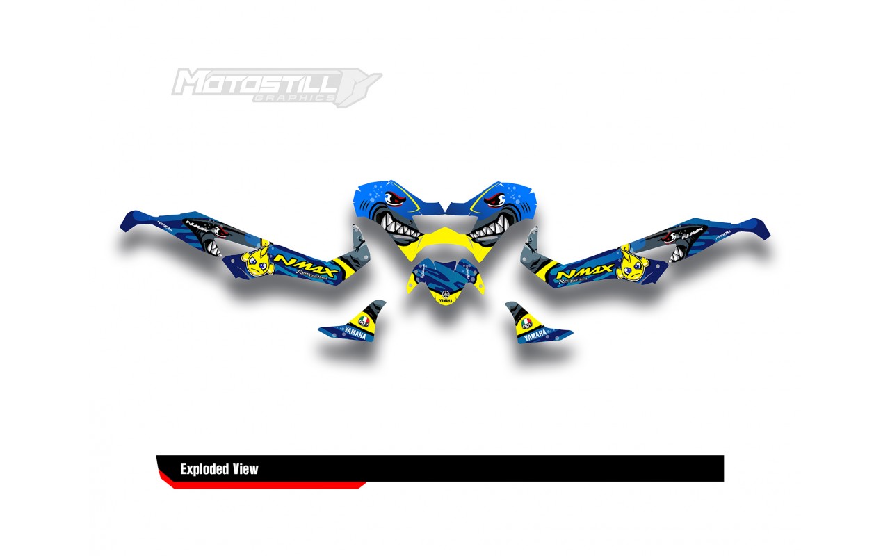Yamaha nmax graphic sticker kit | Yamaha nmax decal kit | Yamaha nmax ...