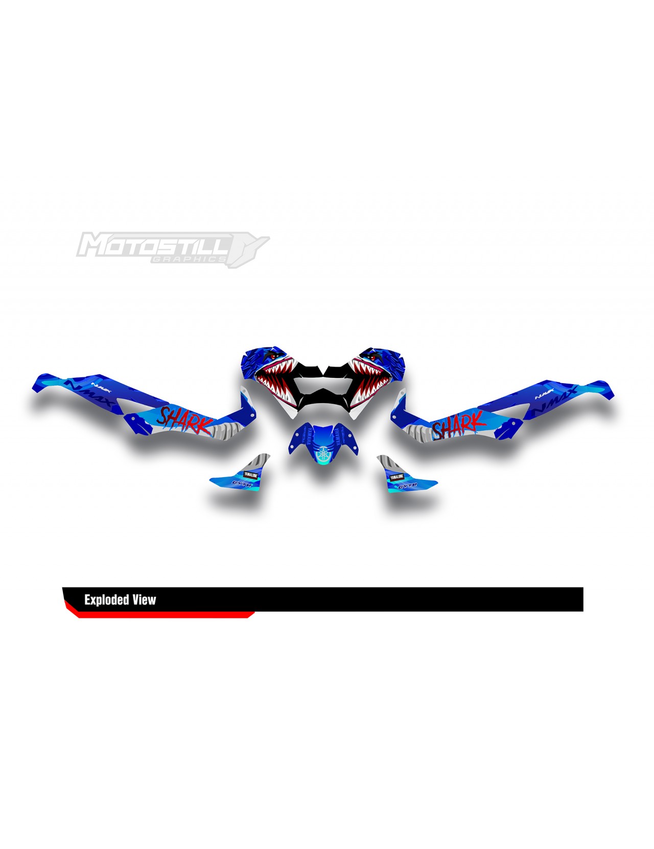 Yamaha nmax graphic sticker kit | Yamaha nmax decal kit | Yamaha nmax ...