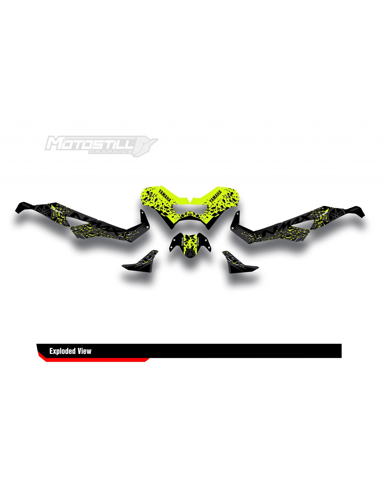 Yamaha nmax graphic sticker kit | Yamaha nmax decal kit | Yamaha nmax ...
