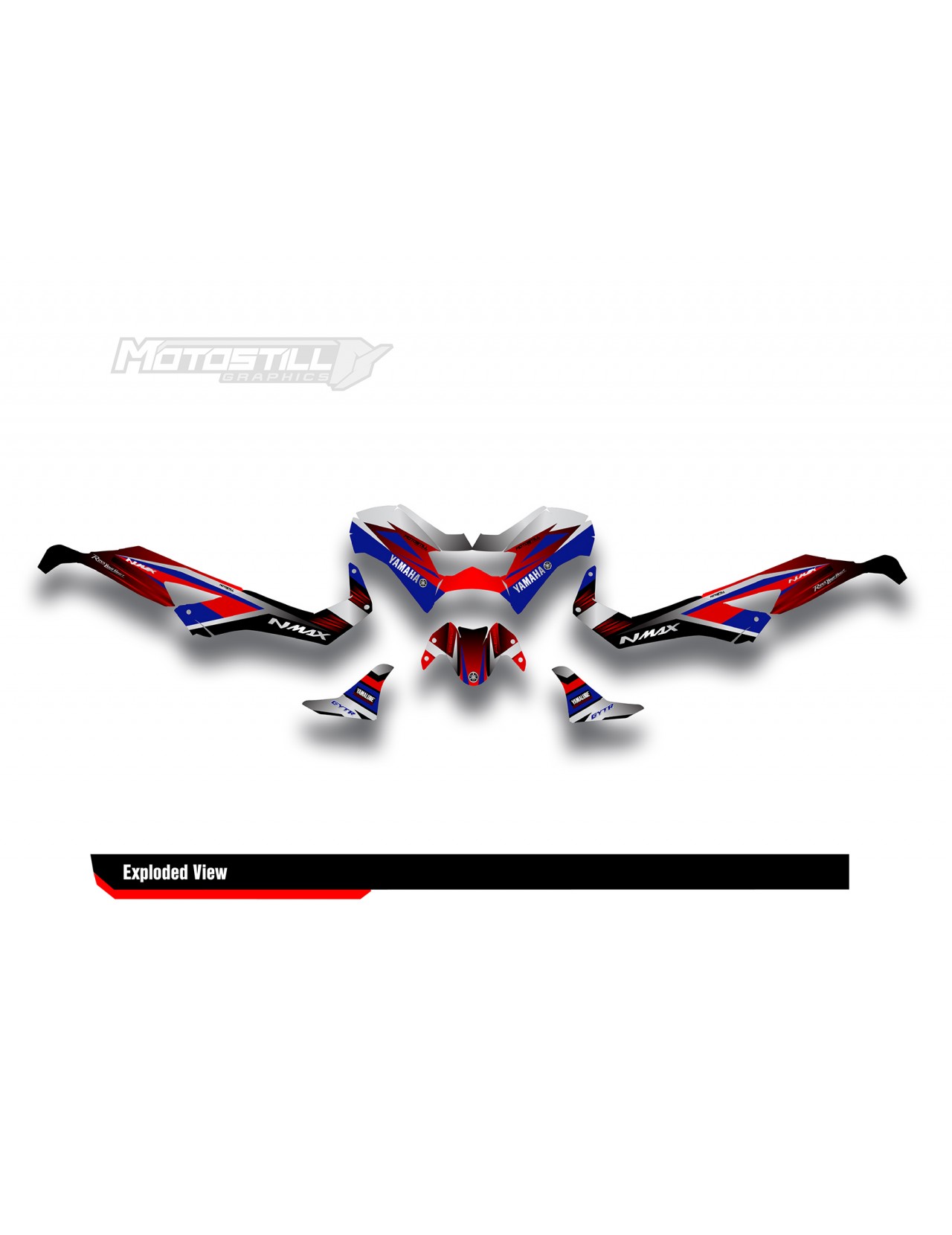 Yamaha nmax graphic sticker kit | Yamaha nmax decal kit | Yamaha nmax ...