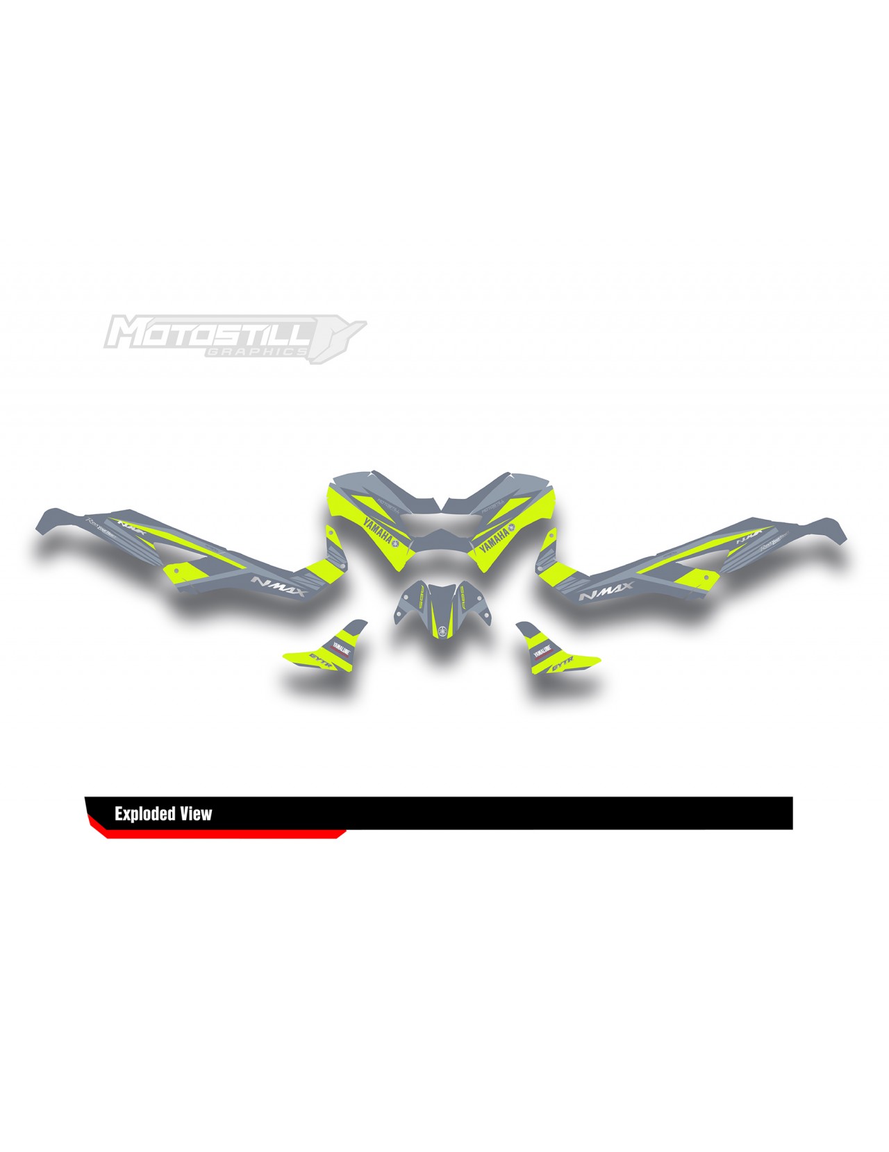 Yamaha nmax graphic sticker kit | Yamaha nmax decal kit | Yamaha nmax ...