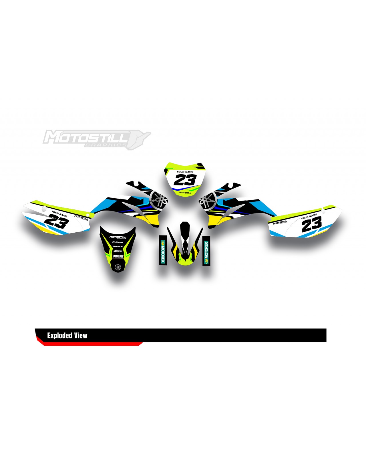 yamaha tt-r110 graphic kit , yamaha tt-r110 sticker kit , yamaha tt ...