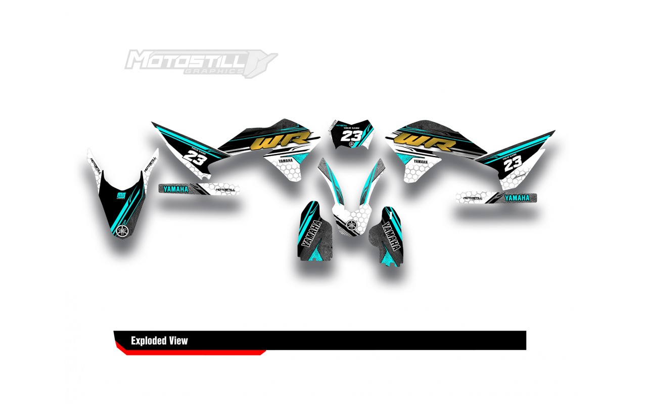 yamaha wr250 r-x graphic kit , yamaha wr250 r-x sticker kit , yamaha ...