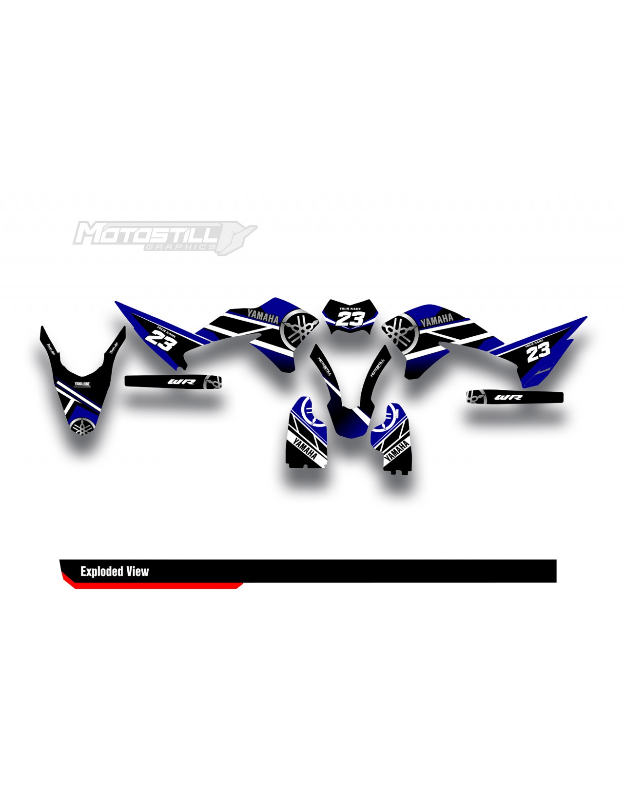 yamaha wr250 r-x graphic kit , yamaha wr250 r-x sticker kit , yamaha ...
