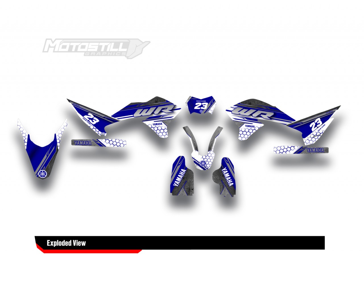 yamaha wr250 r-x graphic kit , yamaha wr250 r-x sticker kit , yamaha ...