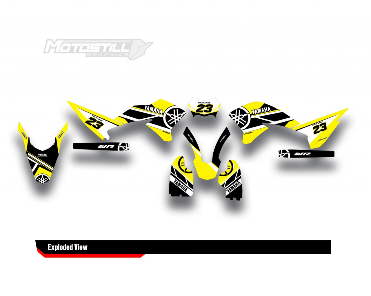 yamaha wr250 r-x graphic kit , yamaha wr250 r-x sticker kit , yamaha ...