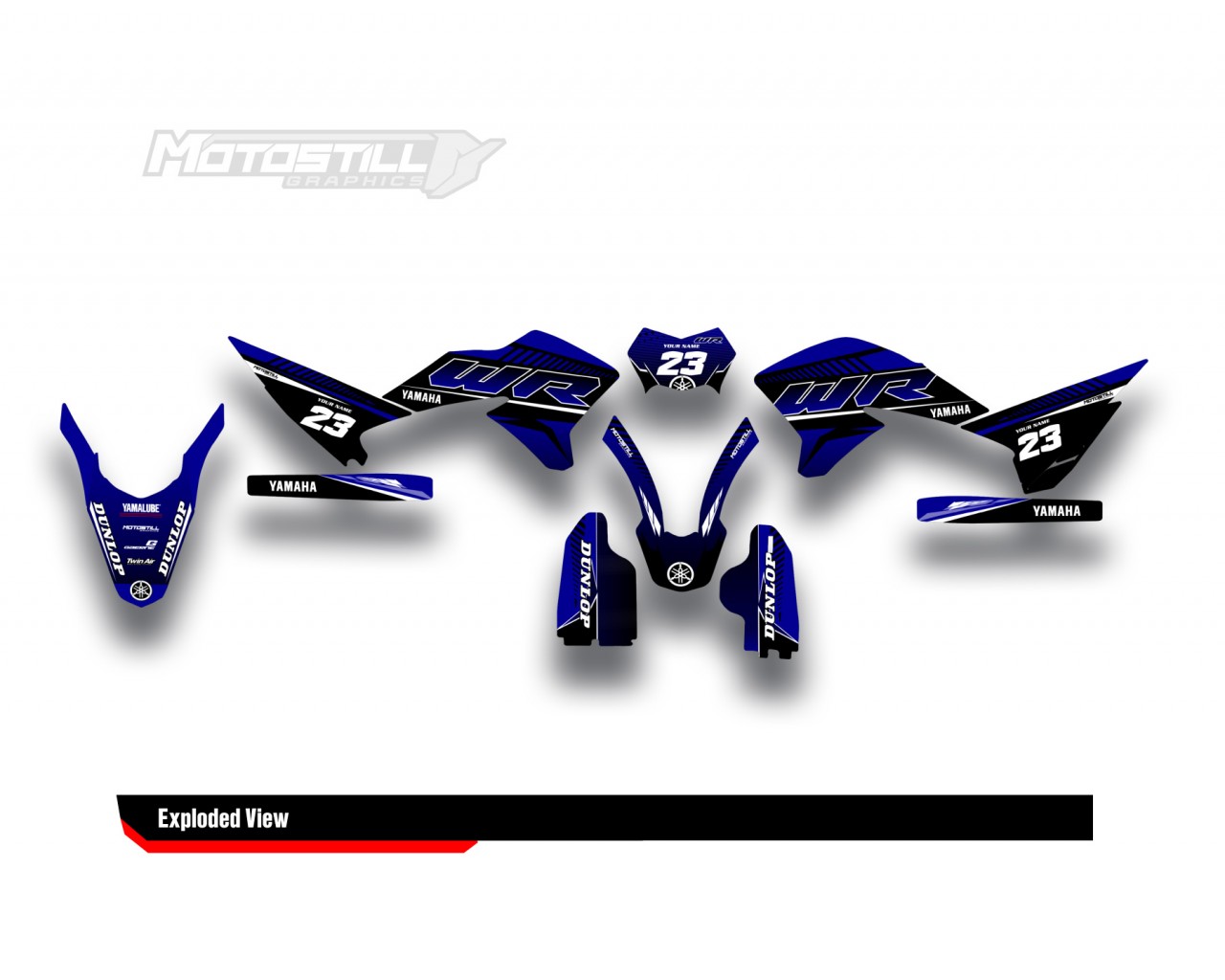 yamaha wr250 r-x graphic kit , yamaha wr250 r-x sticker kit , yamaha ...