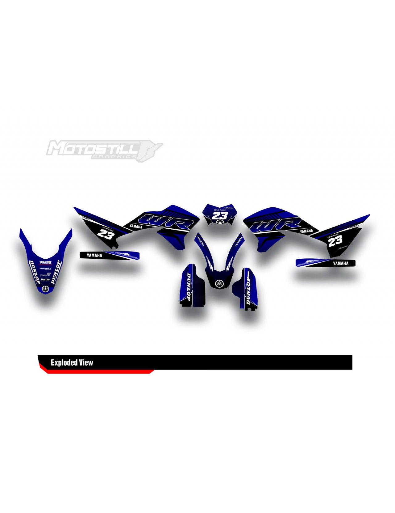 yamaha wr250 r-x graphic kit , yamaha wr250 r-x sticker kit , yamaha ...