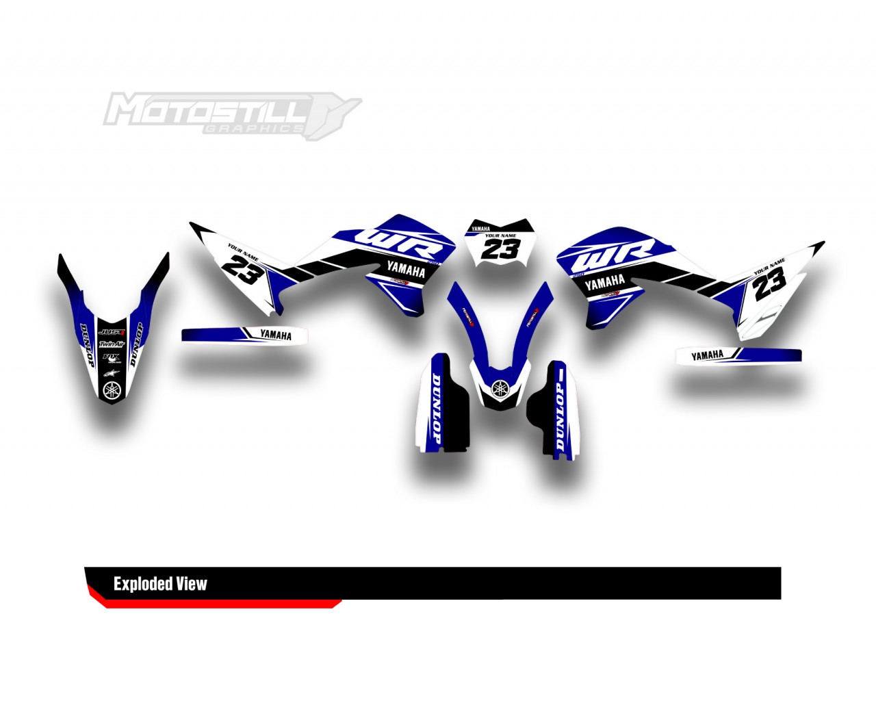 yamaha wr250 r-x graphic kit , yamaha wr250 r-x sticker kit , yamaha ...