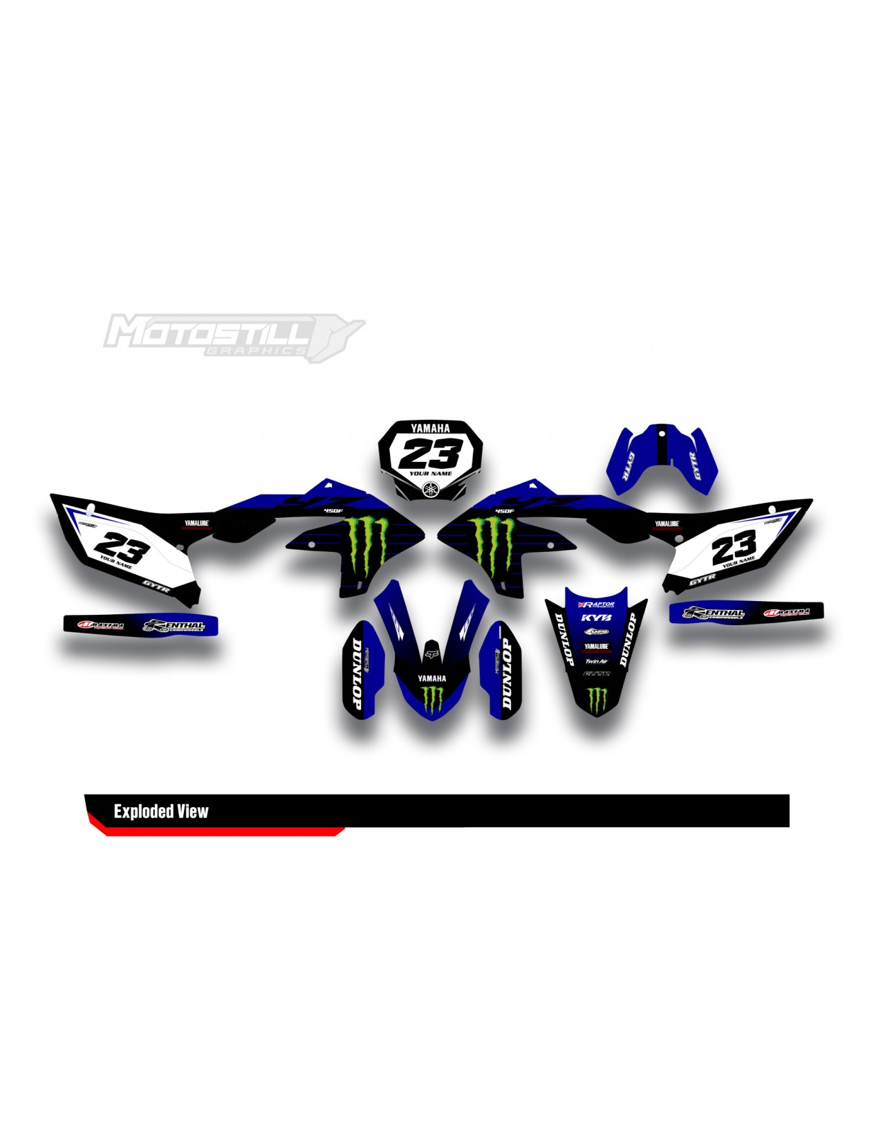 yamaha yzf 450 graphic | yamaha yzf 450 sticker | yamaha yzf 450decal ...