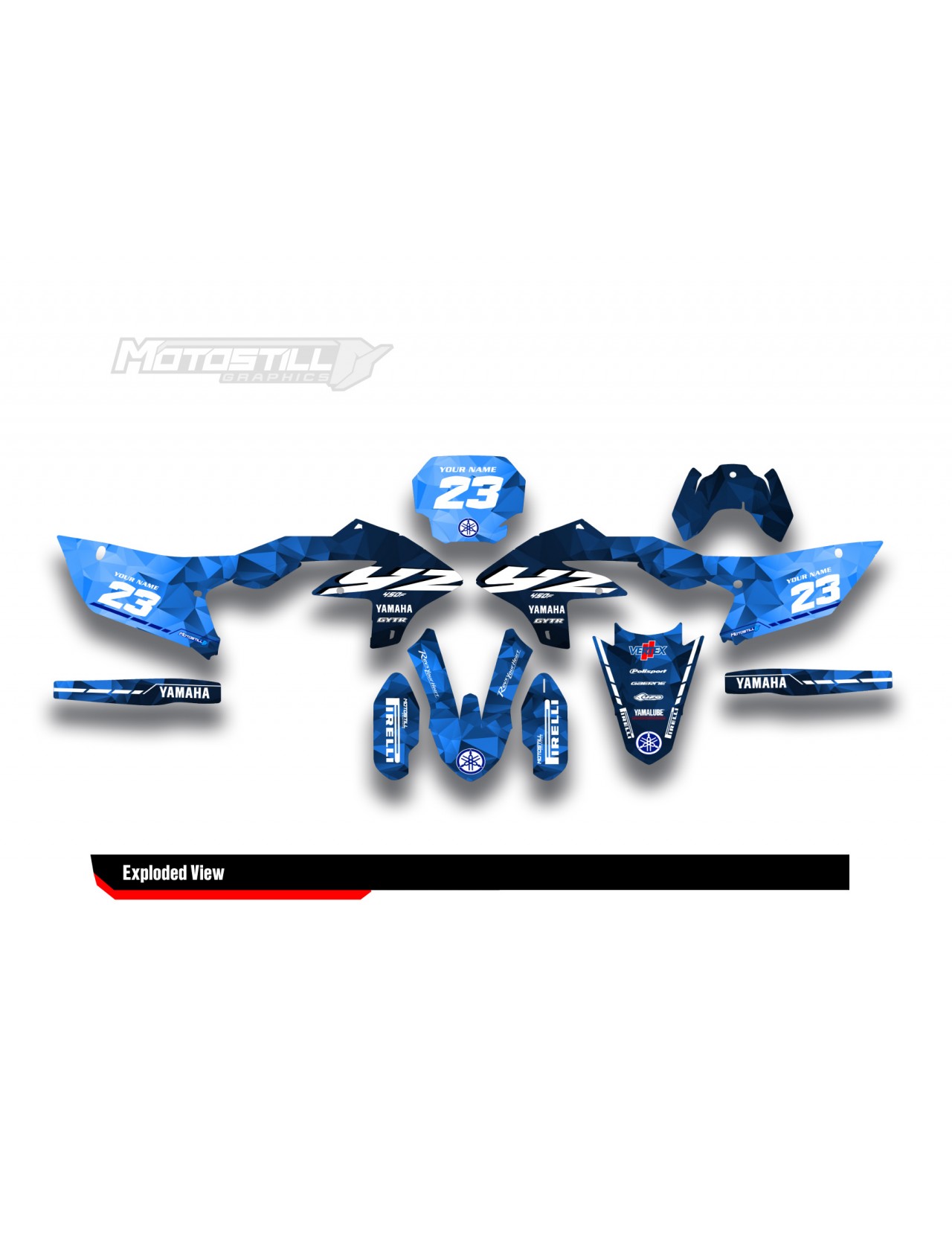 yamaha yzf 450 graphic | yamaha yzf 450 sticker | yamaha yzf 450decal ...