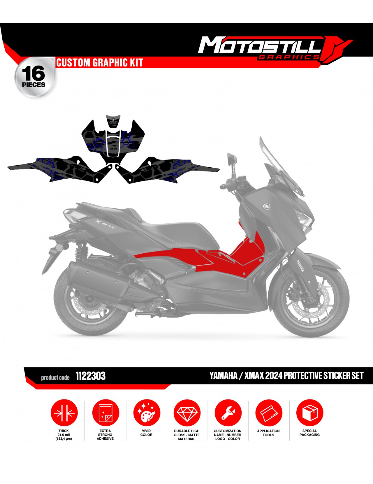 yamaha xmax graphic | yamaha xmax sticker | yamaha xmax decal | yamaha ...