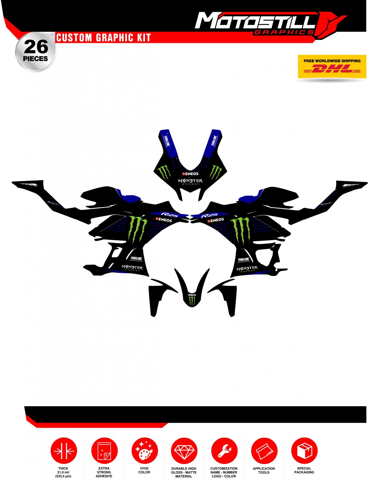 YAMAHA R25 / R3 2019 2020 2021