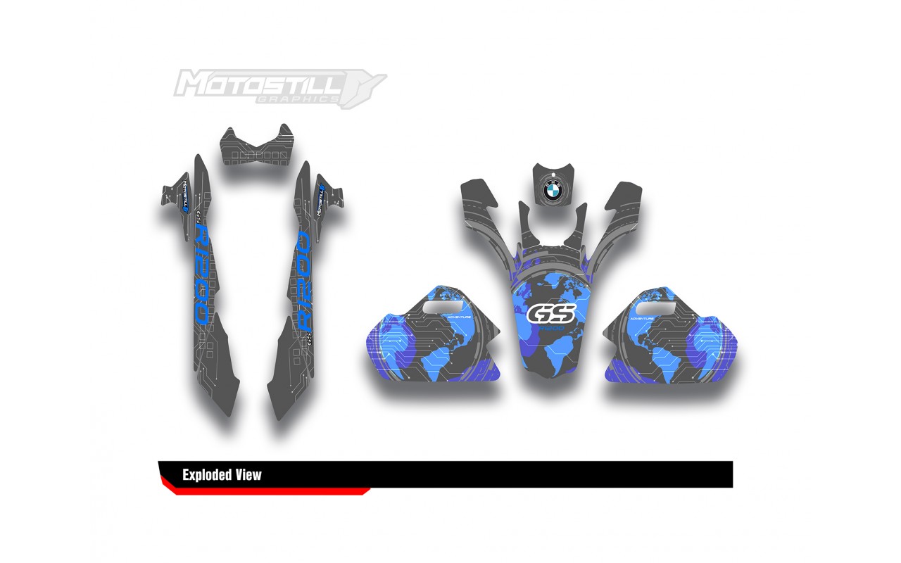 bmw r 1200 gs adv graphic kit , bmw r 1200 gs adv sticker kit , bmw r ...