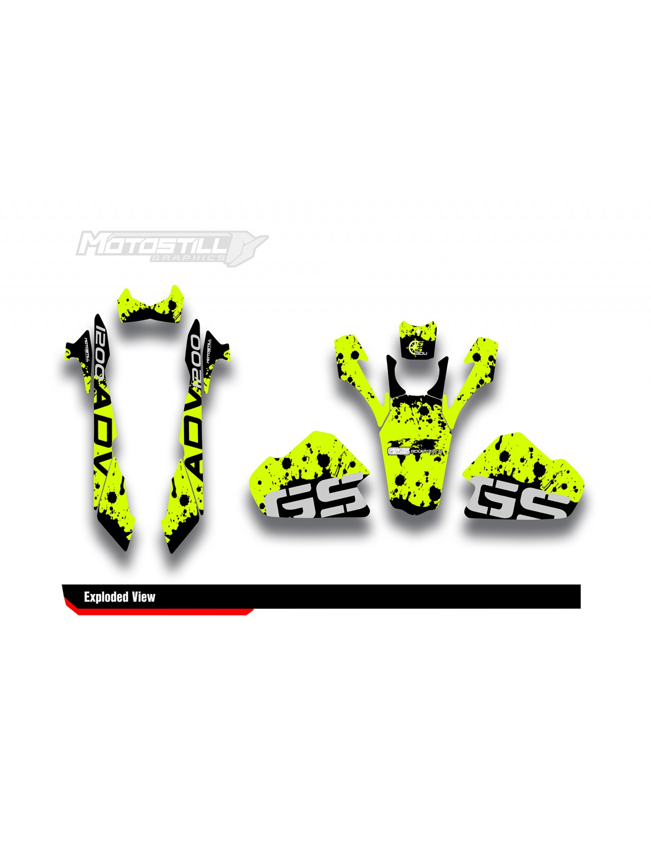 BMW GS 1200 ADV 2014 2015 2016 2017 2018 2019 2020 GRAPHIC STICKER SET ...