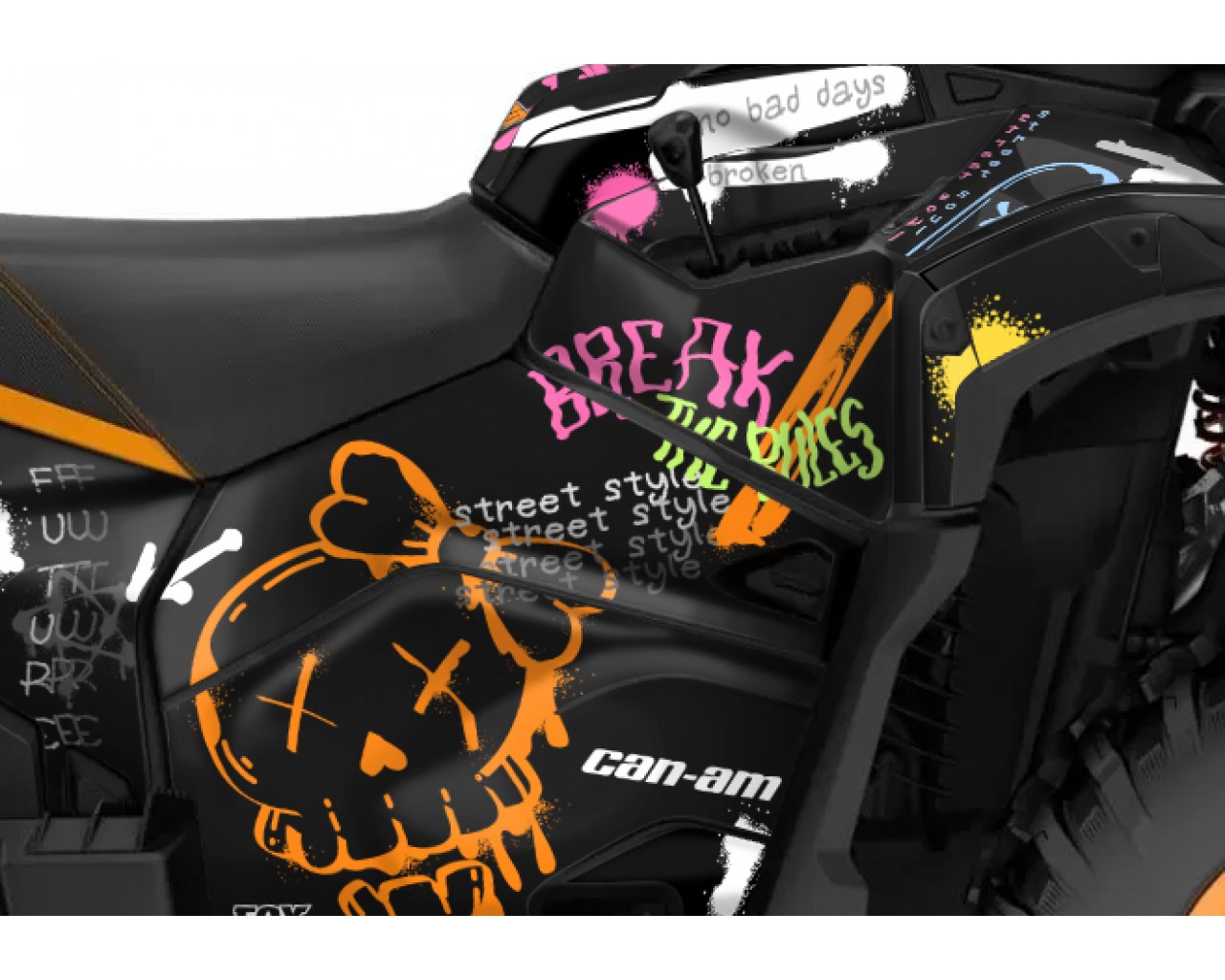 can-am outlander g3 graphic kit | can-am outlander g3 sticker kit | can ...