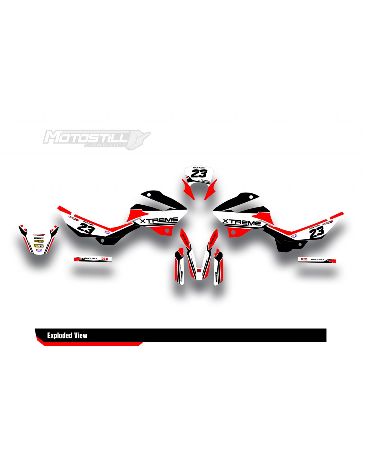 MONDIAL XTREME GRAPHIC KIT | MONDIAL XTREME STICKER SET | MONDIAL ...