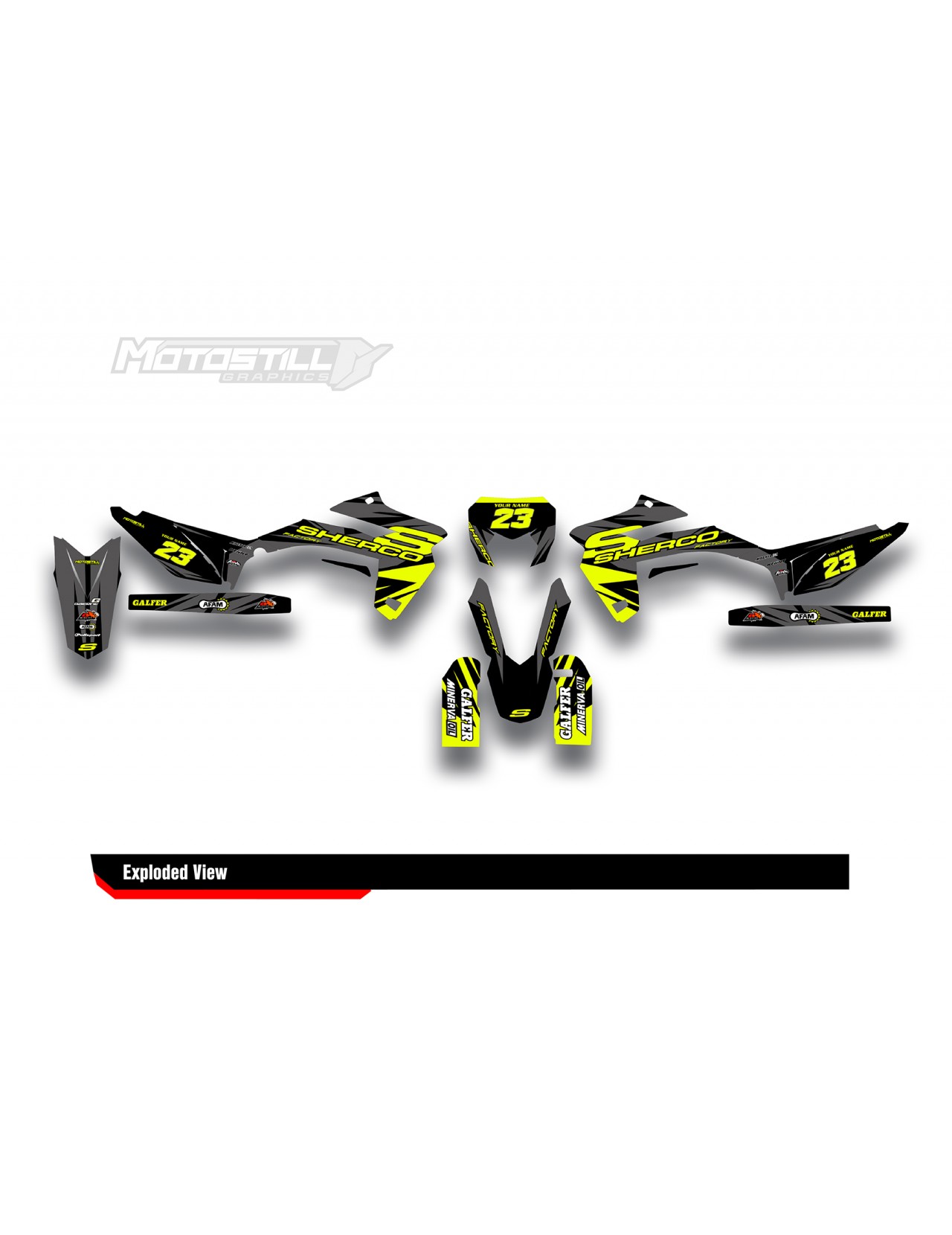sherco 2t-4t 2015-2016 sticker kit | sherco 2t-4t 2015-2016 graphic kit ...