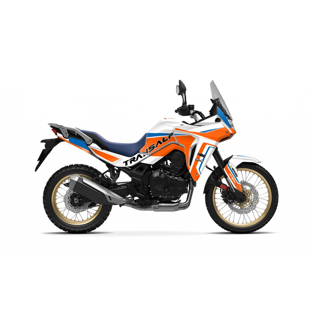 Motorcycle Scratch Protection Resin Bike 3D Stickers For Honda Transalp ...