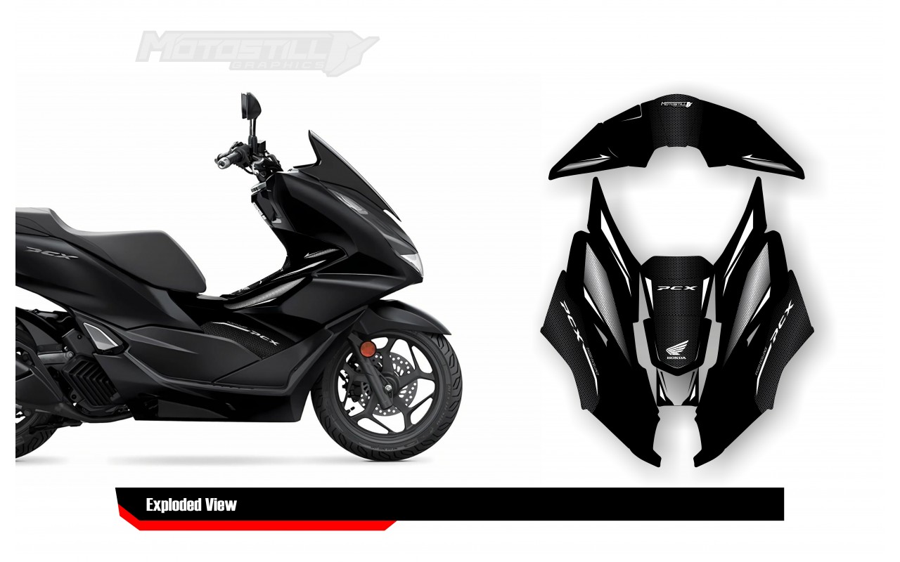 honda pcx koruma grafik kit - honda pcx koruma sticker kıt - honda pcx ...