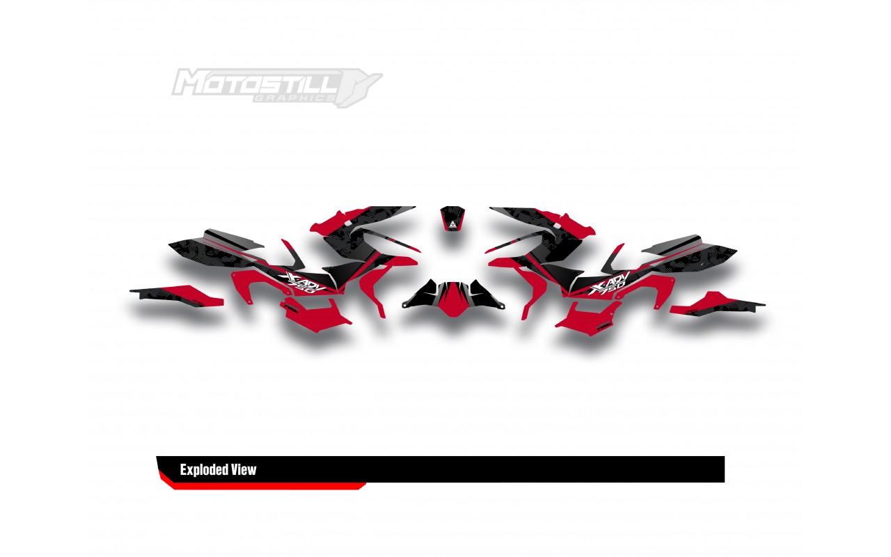honda x adv 750 graphic kit - honda x adv 750 decal kit - honda x adv ...