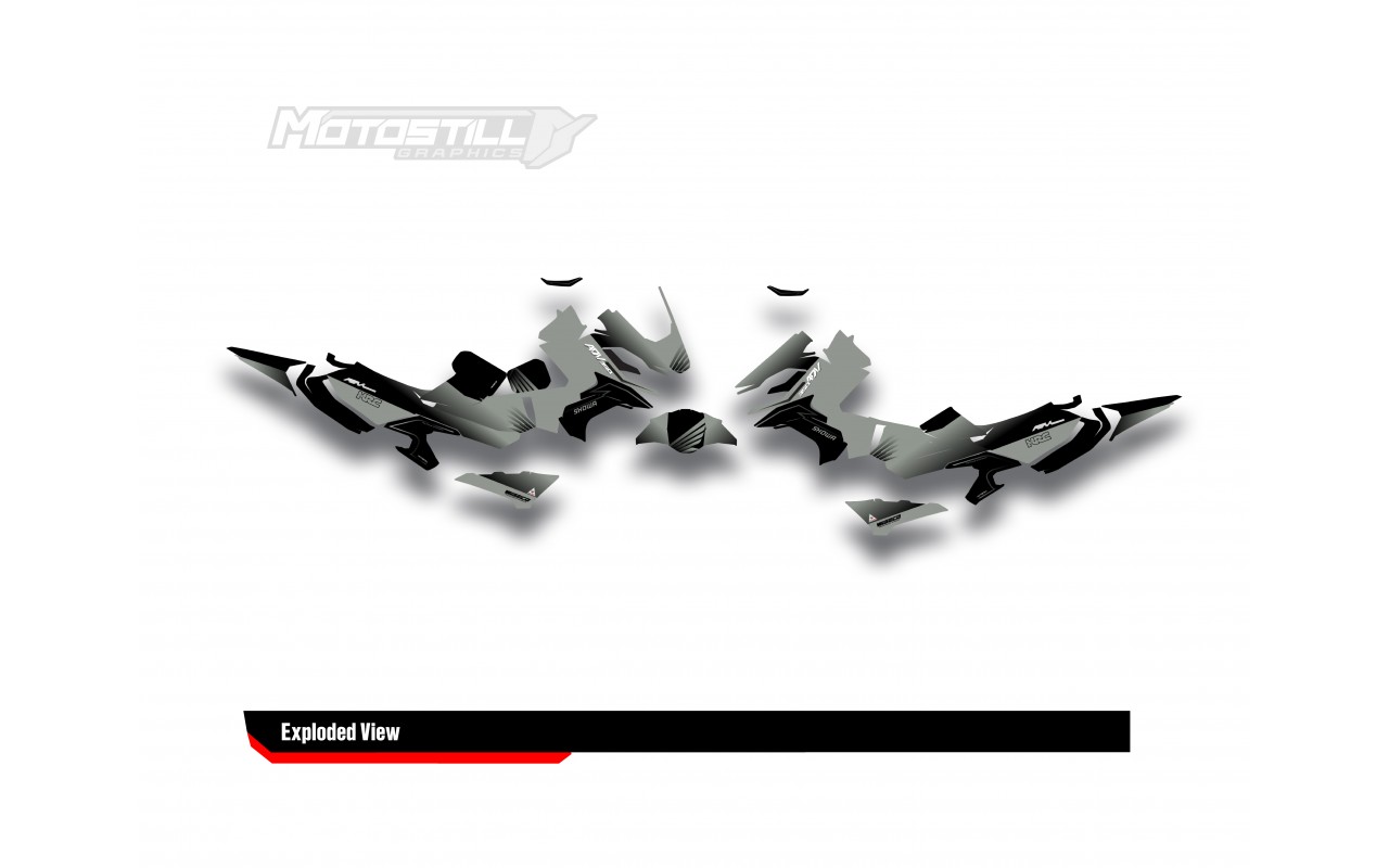 honda adv 350 graphıc kit - honda adv 350 decal kit - honda adv 350 ...