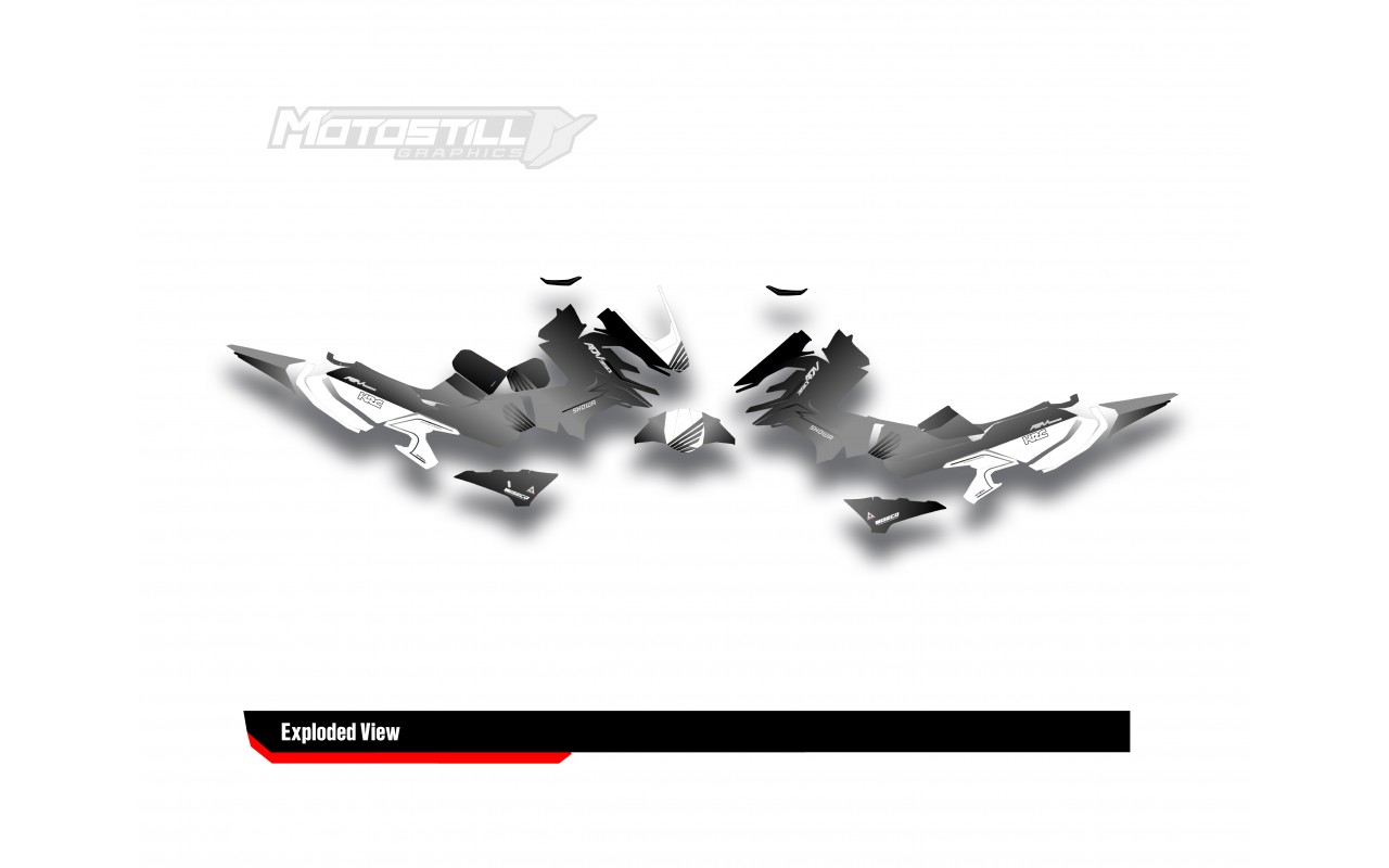 honda adv 350 graphıc kit - honda adv 350 decal kit - honda adv 350 ...