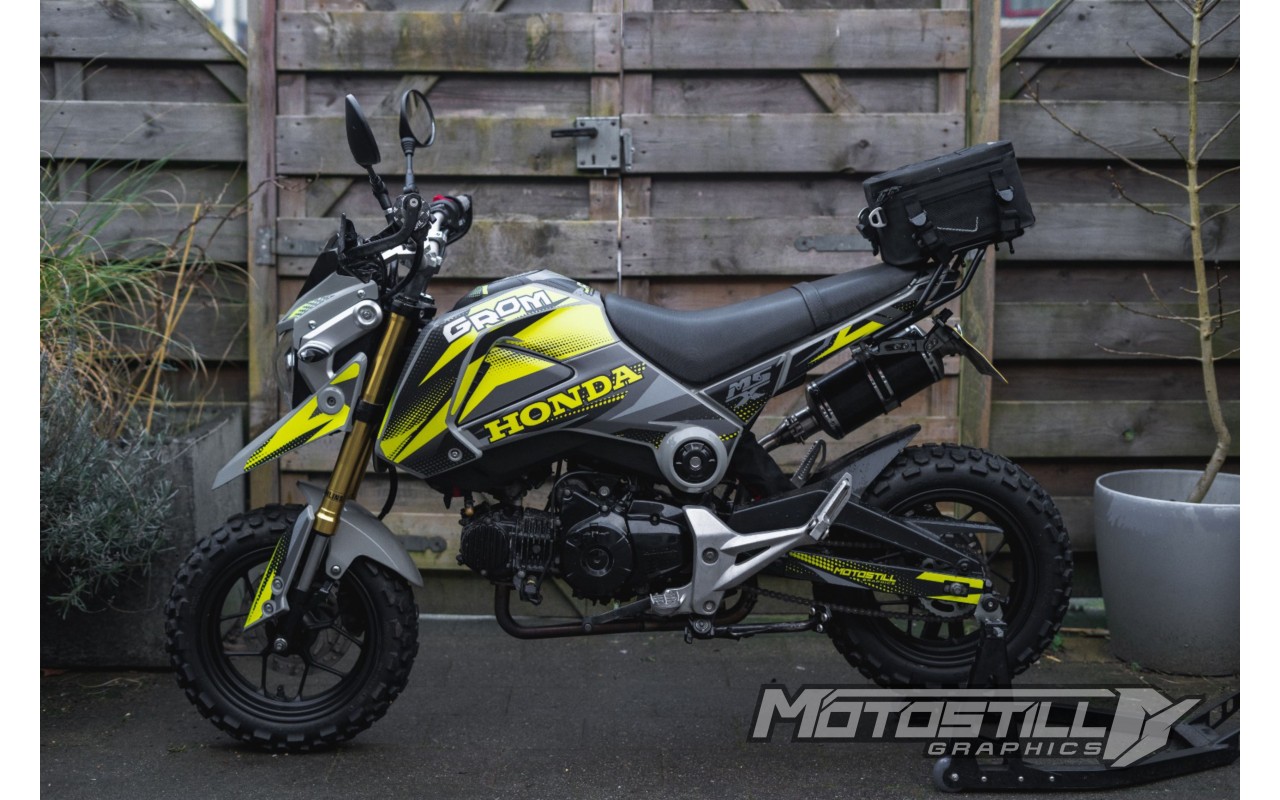 honda grom msx125 graphic kit | honda grom msx125 decal kit | honda ...