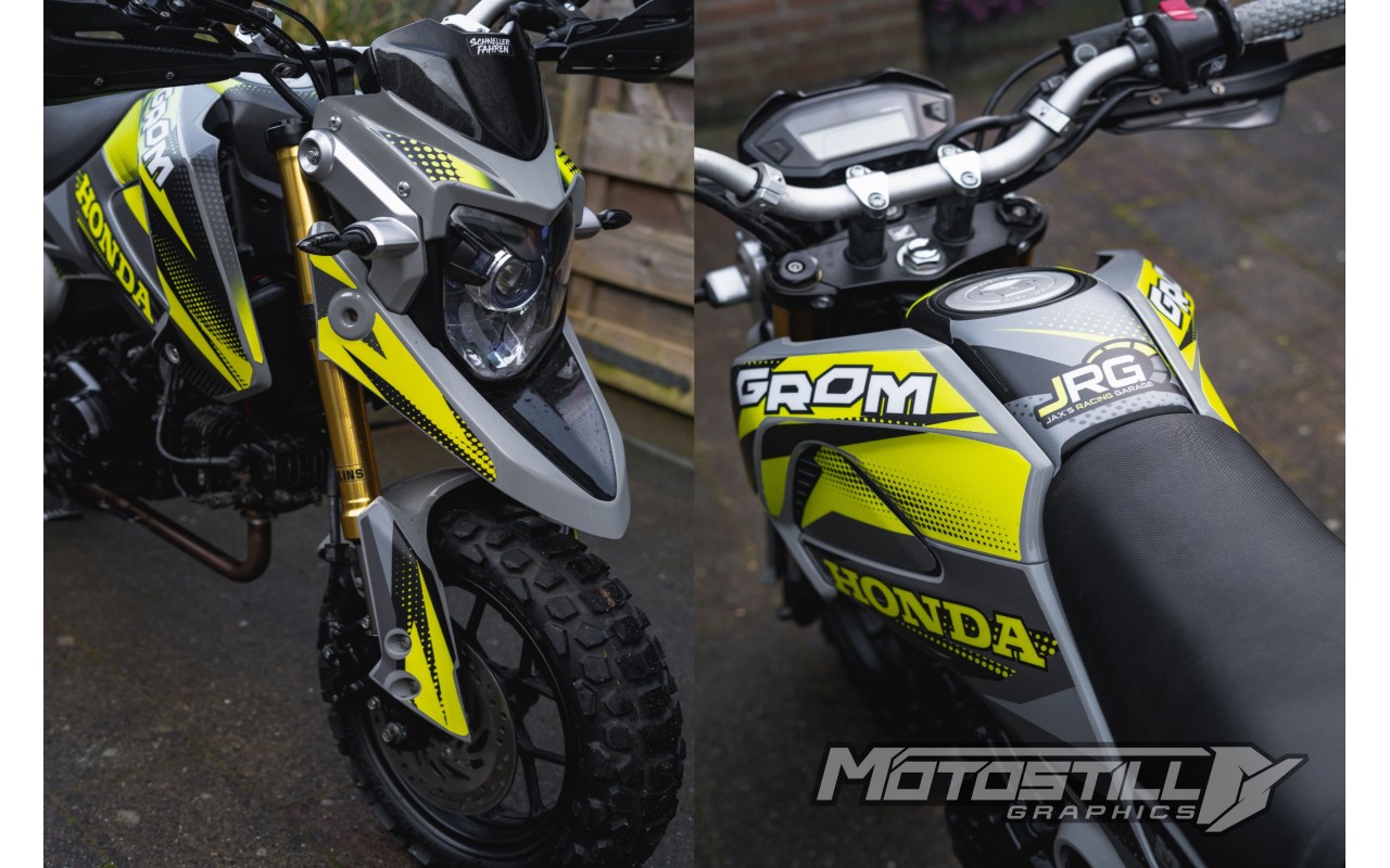 honda grom msx125 graphic kit | honda grom msx125 decal kit | honda ...