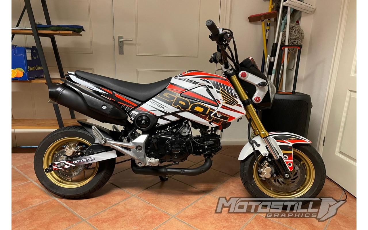 honda grom msx125 graphic kit | honda grom msx125 decal kit | honda ...