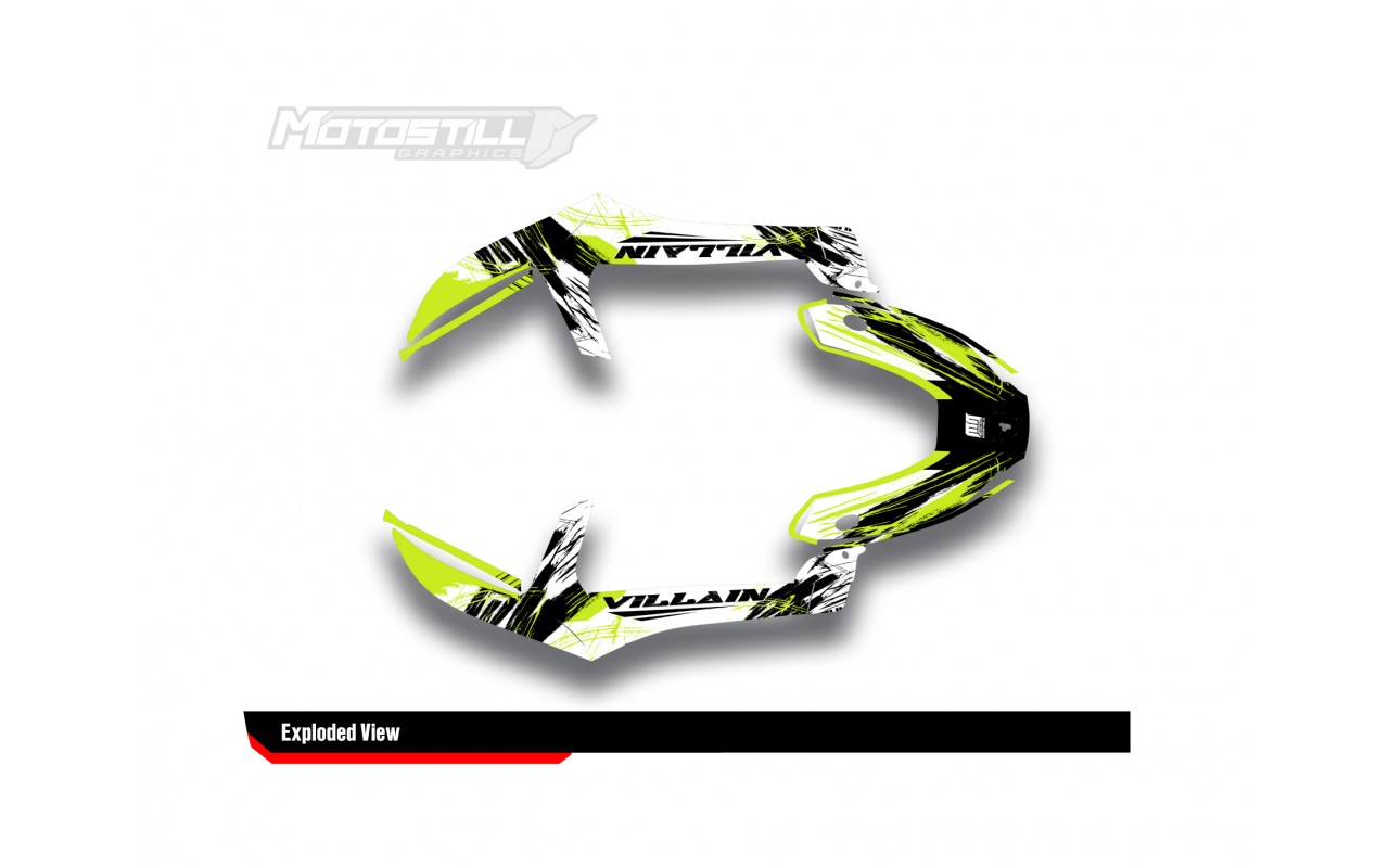 segway villain atv-utv graphic kit | segway villain atv-utv sticker kit ...