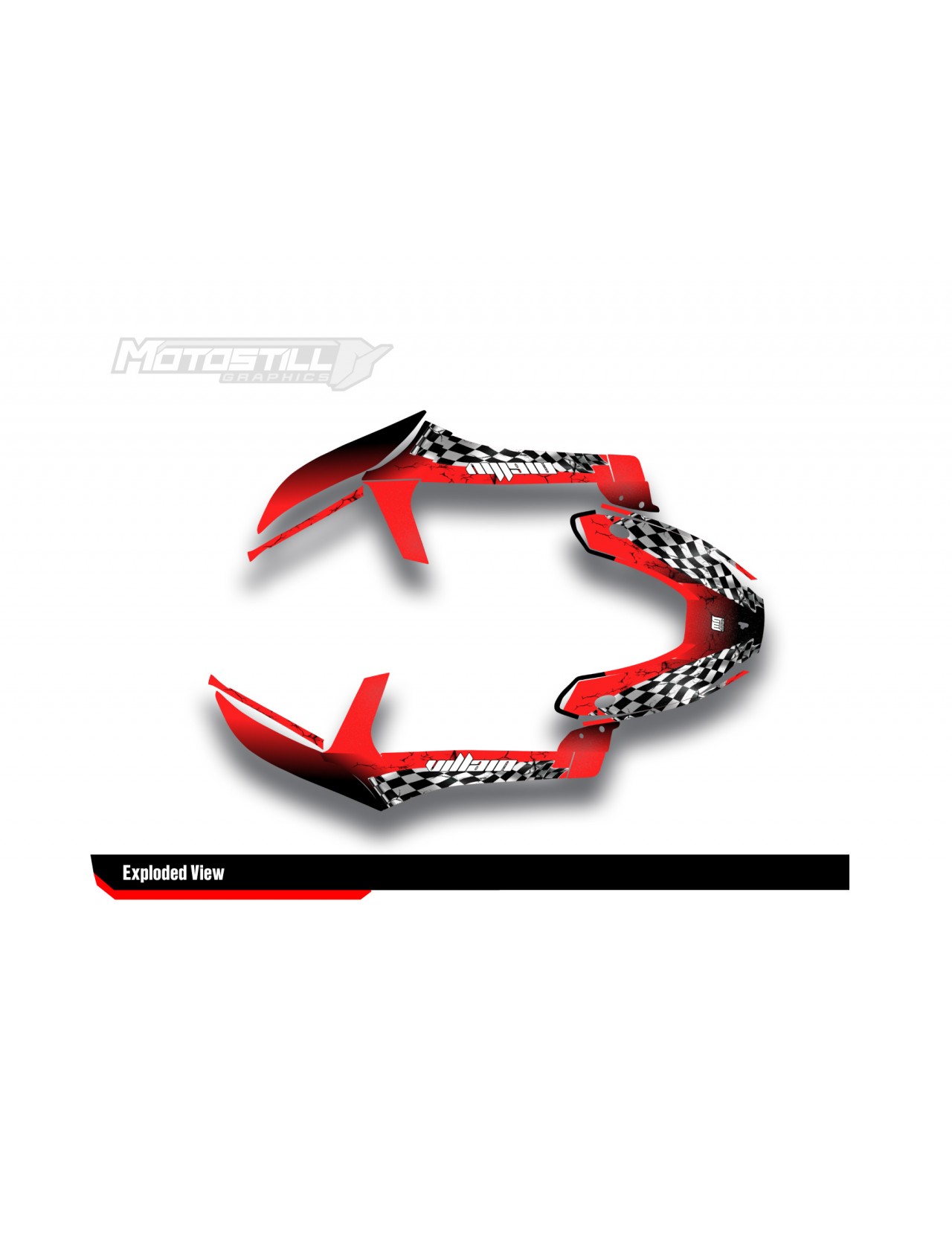 segway villain atv-utv graphic kit | segway villain atv-utv sticker kit ...