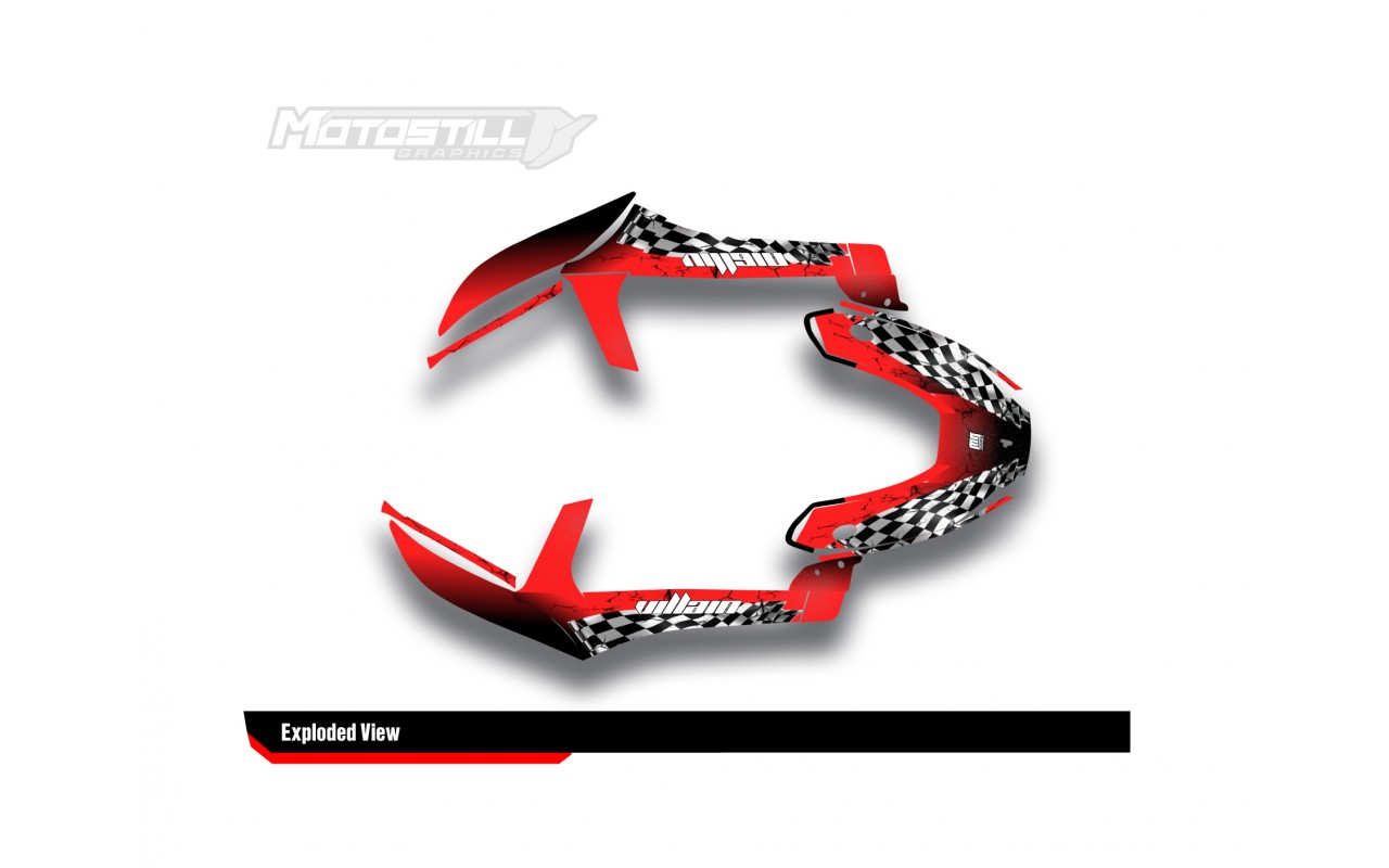 segway villain atv-utv graphic kit | segway villain atv-utv sticker kit ...