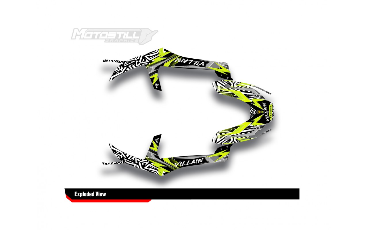 segway villain atv-utv graphic kit | segway villain atv-utv sticker kit ...