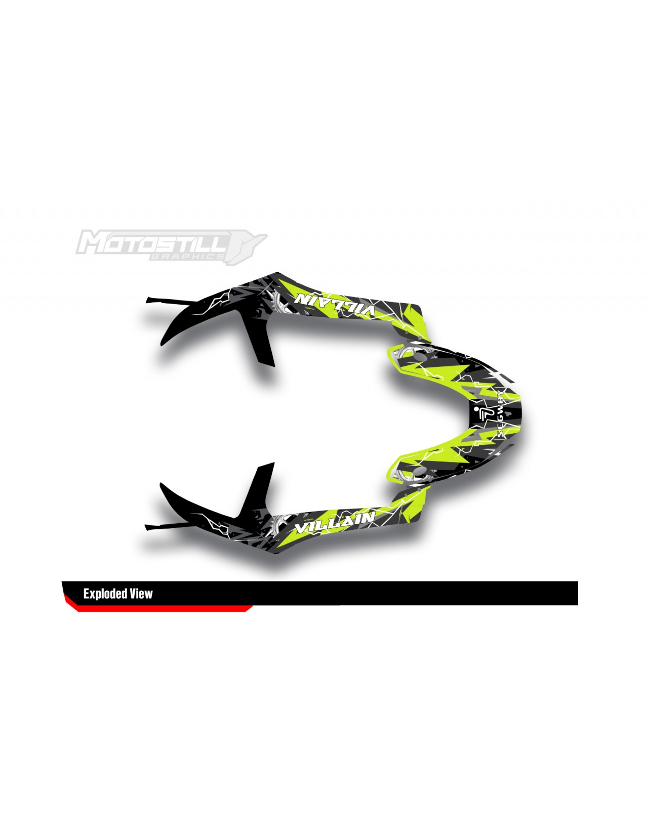 segway villain atv-utv graphic kit | segway villain atv-utv sticker kit ...