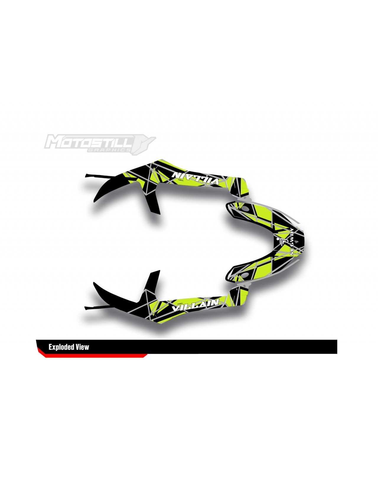 segway villain atv-utv graphic kit | segway villain atv-utv sticker kit ...