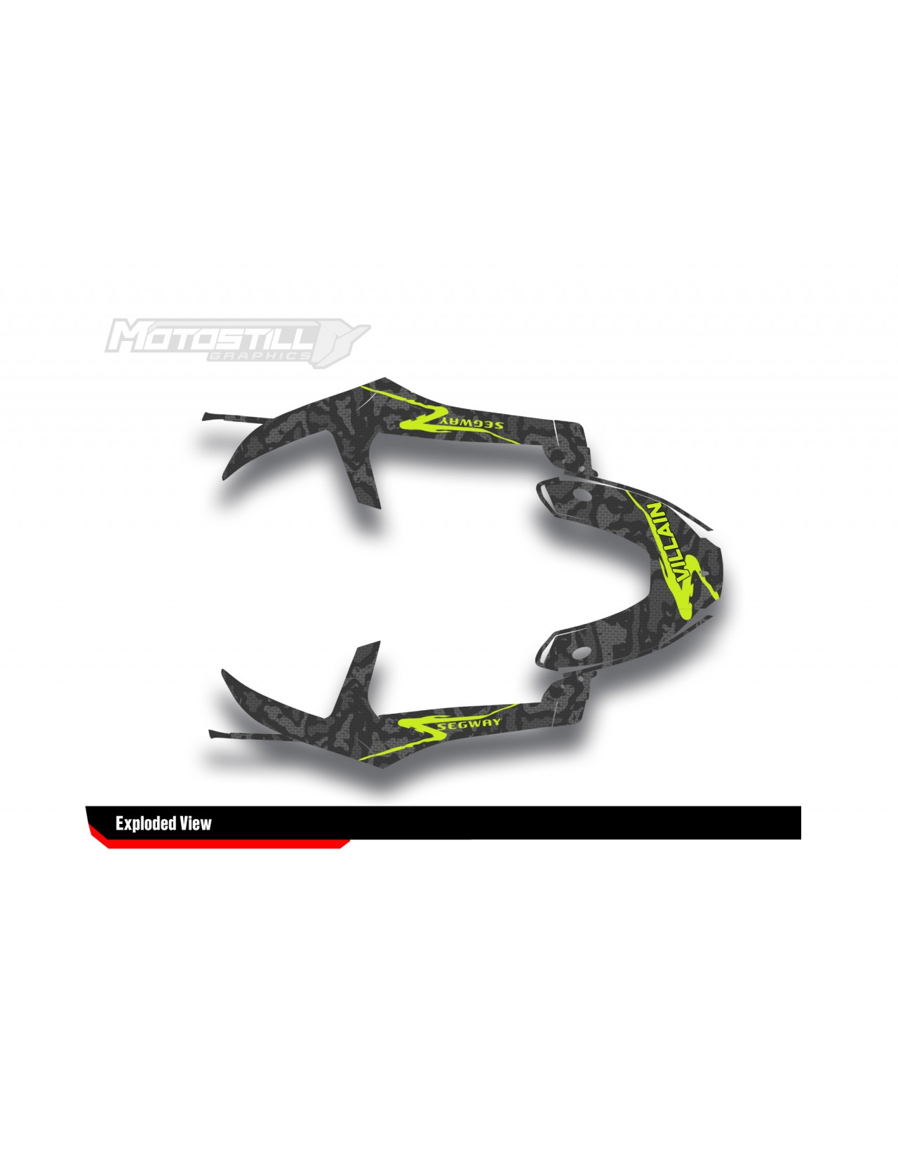 segway villain atv-utv graphic kit | segway villain atv-utv sticker kit ...