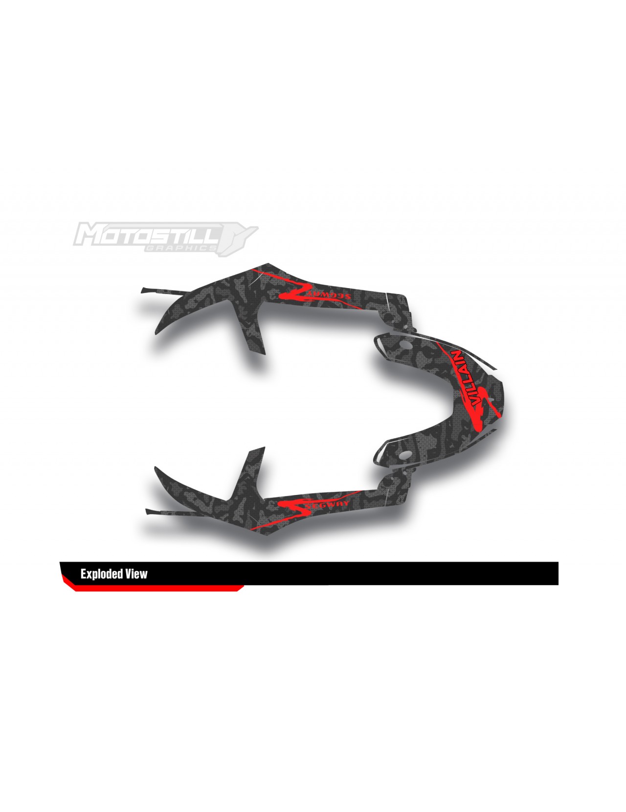 segway villain atv-utv graphic kit | segway villain atv-utv sticker kit ...