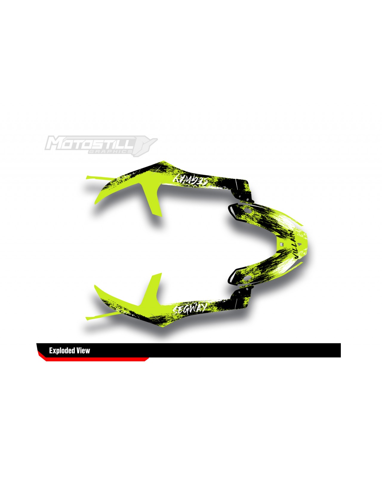 segway villain atv-utv graphic kit | segway villain atv-utv sticker kit ...