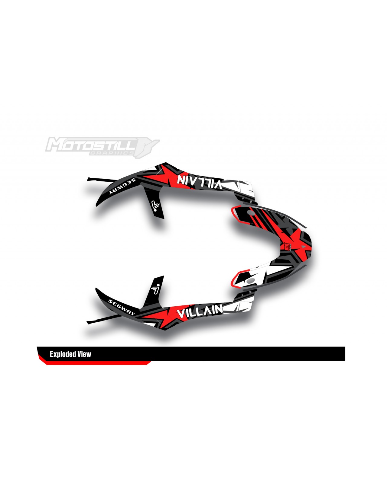 segway villain atv-utv graphic kit | segway villain atv-utv sticker kit ...