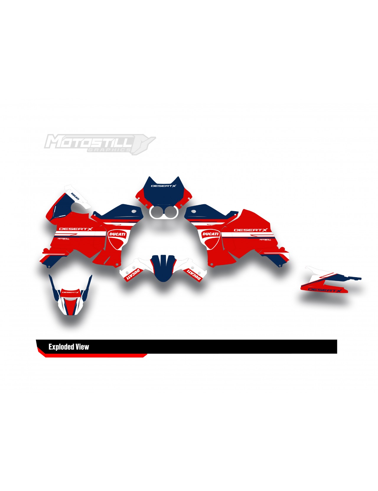 ducati desert x sticker kit | ducati desert x graphic kit | ducati ...