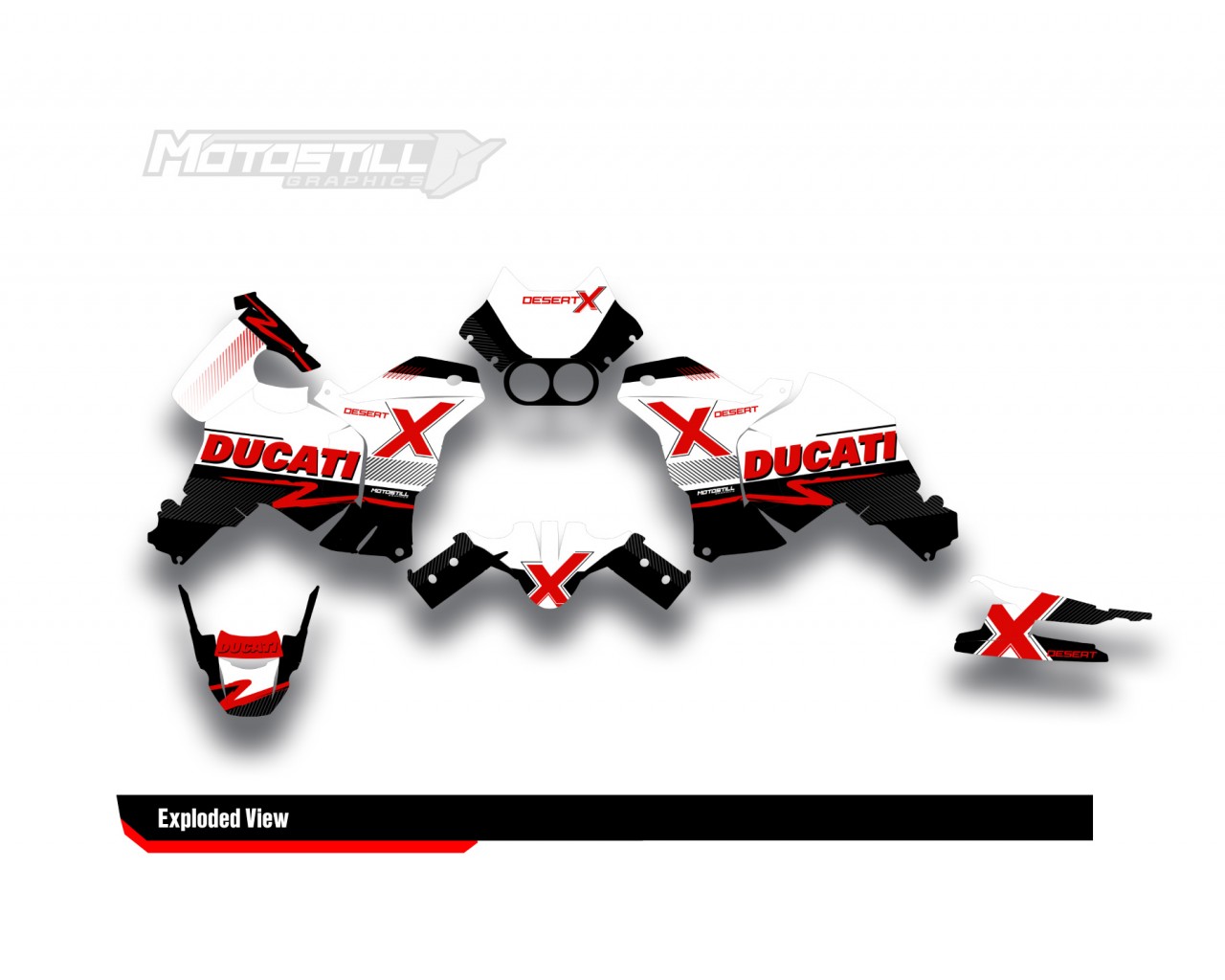 ducati desert x sticker kit | ducati desert x graphic kit | ducati ...