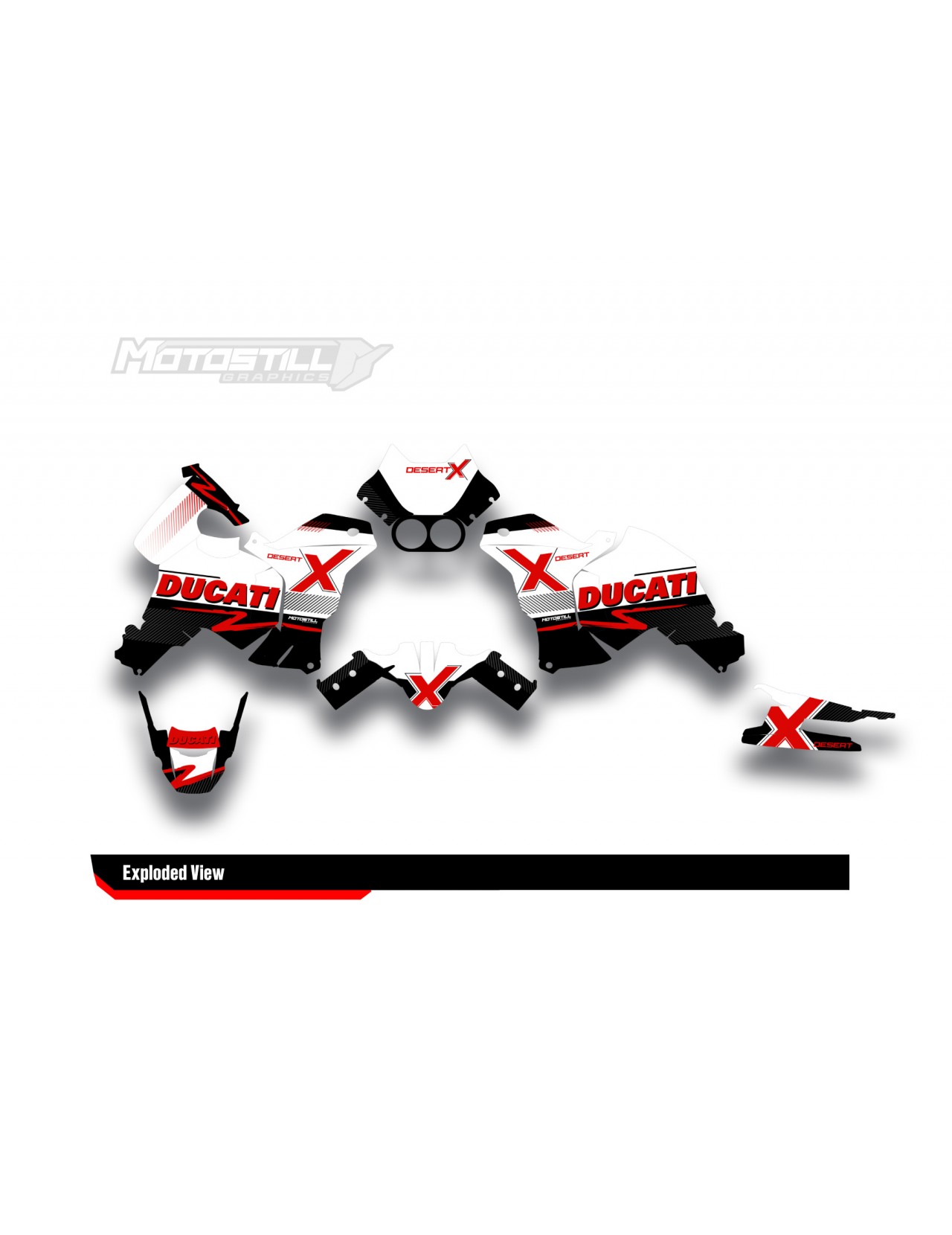 ducati desert x sticker kit | ducati desert x graphic kit | ducati ...