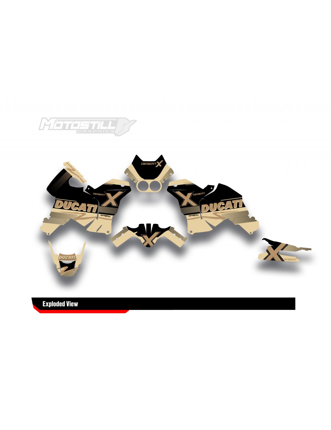 ducati desert x sticker kit | ducati desert x graphic kit | ducati ...