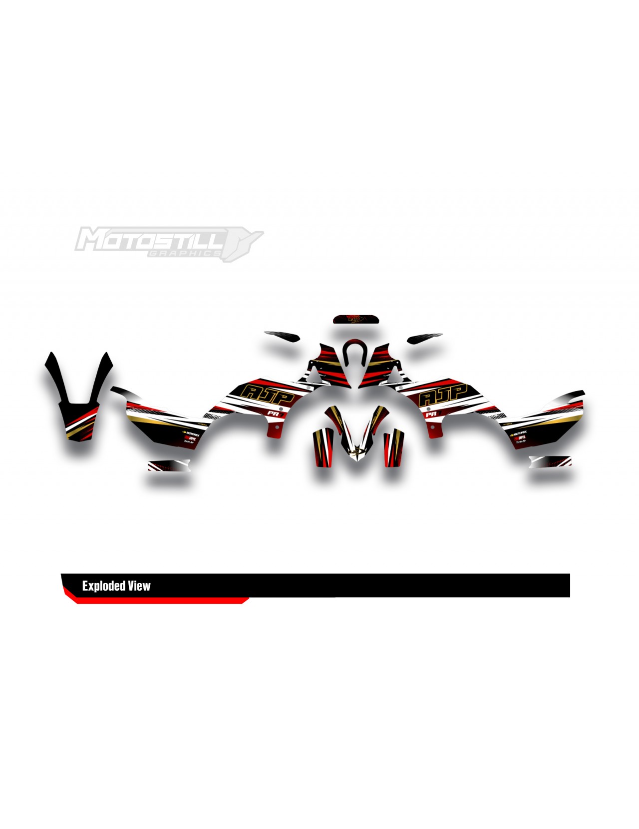 AJP PR 7 graphic kit , AJP PR 7 sticker kit , AJP PR 7 decal kit , AJP ...