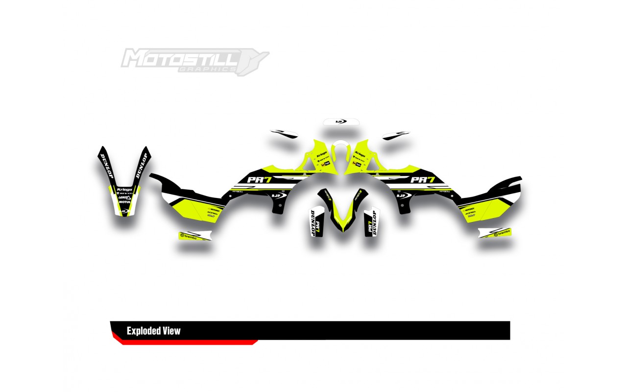 AJP PR 7 graphic kit , AJP PR 7 sticker kit , AJP PR 7 decal kit , AJP ...